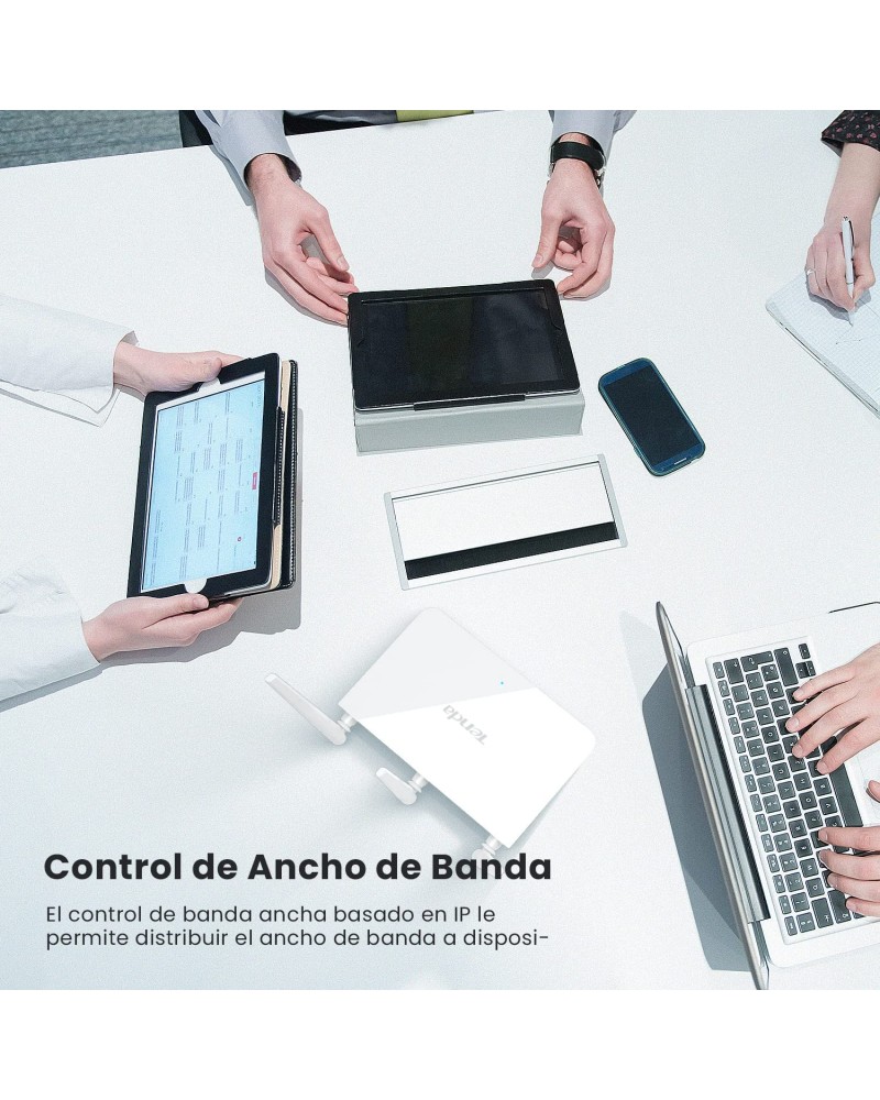 Tenda F3 Router Inalámbrico 11N 2.4GHz WiFi 300 Mbps, Control de Ancho ...